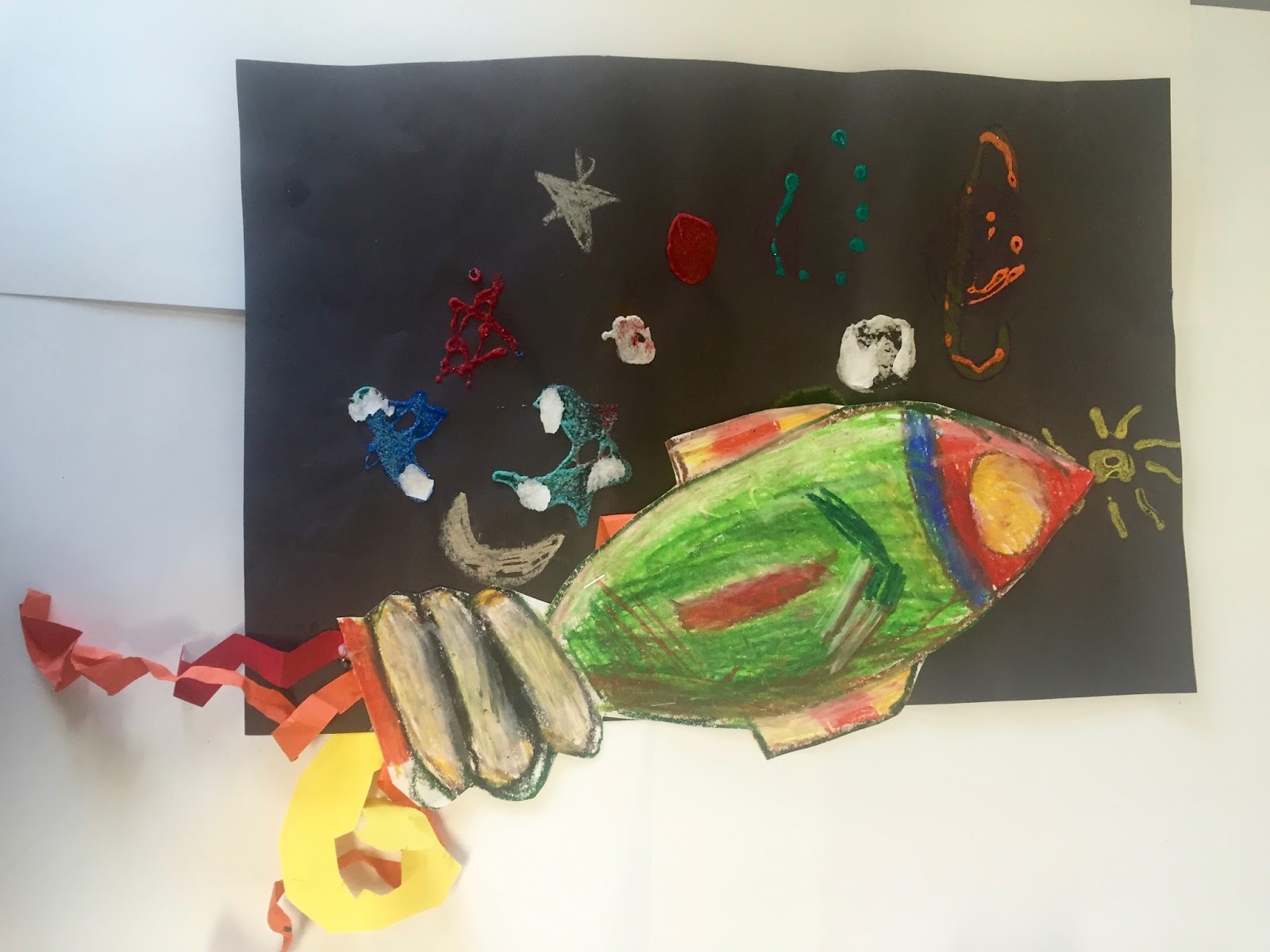 Grandville Elementary ART: First Grade Rocket Ships