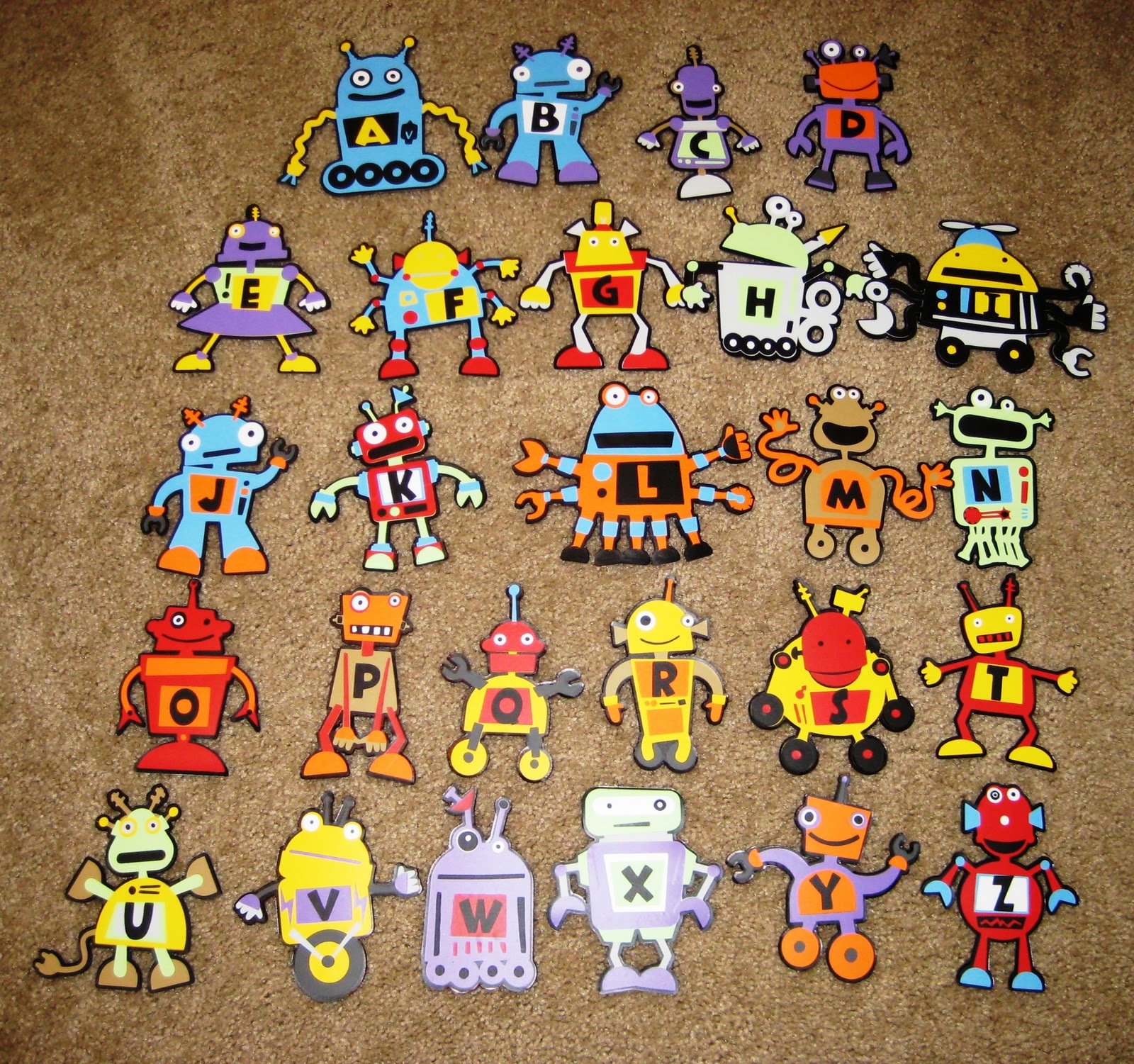Ink-spirations: ABC Robotz