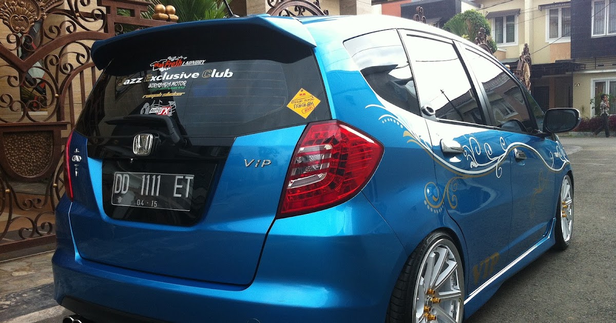 Gambar Modif Honda Jazz Hijau Terlengkap | Modifikasi Mobil Sedan