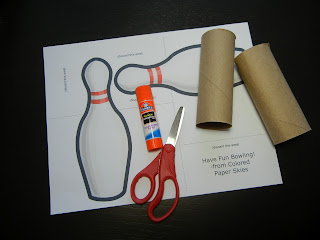 Colored Paper Skies: Bowling anyone??