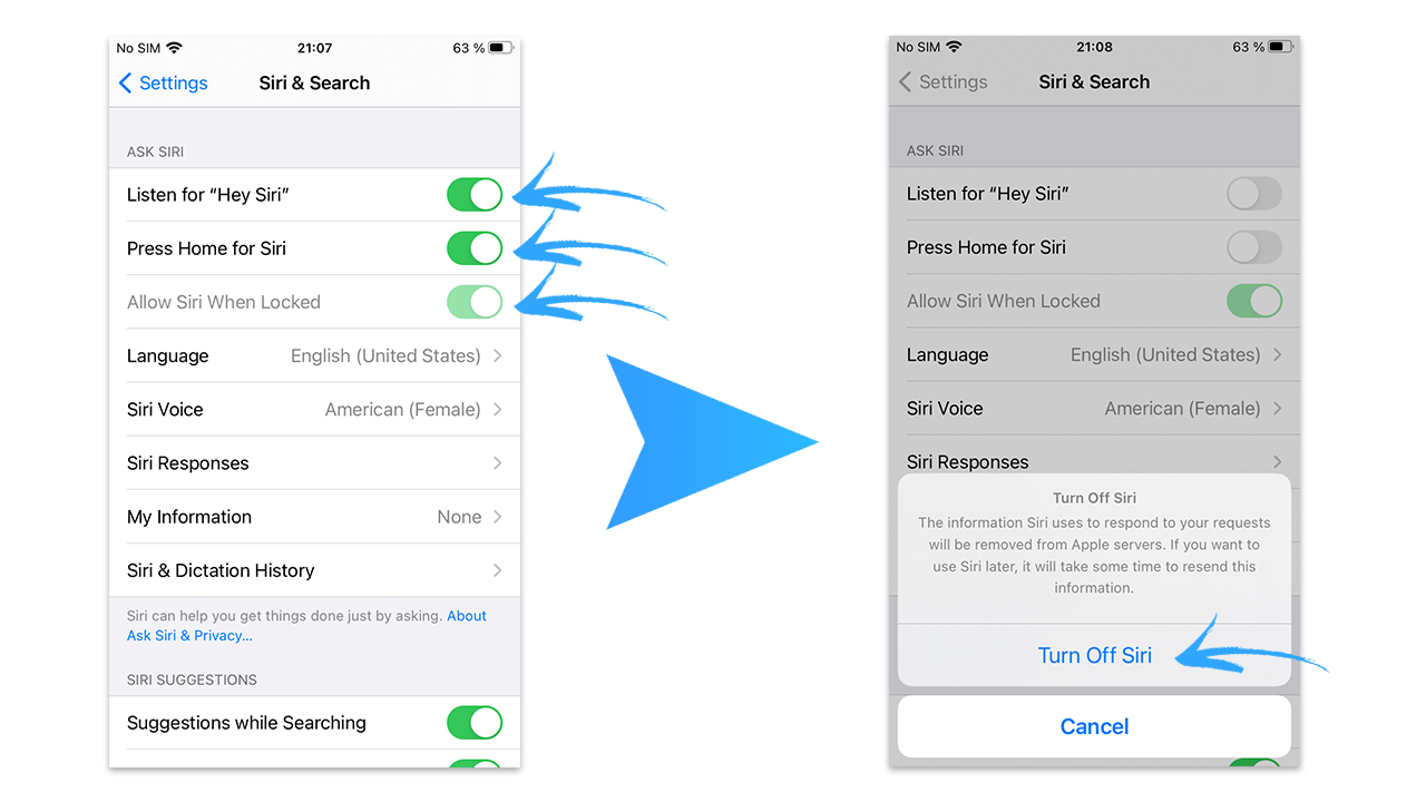 How to Turn off Siri on Your iPhone or iPad - Easiest Way to Disable ...