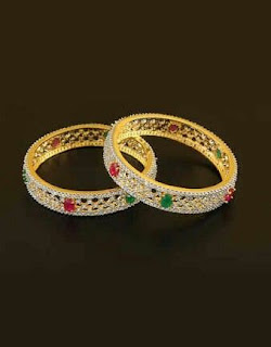 Cz stone bangles