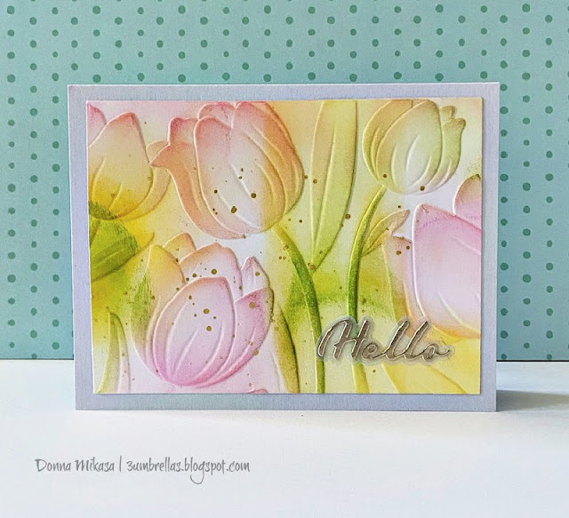 three umbrellas: The Flower Challenge #55 -- Pretty Pastels