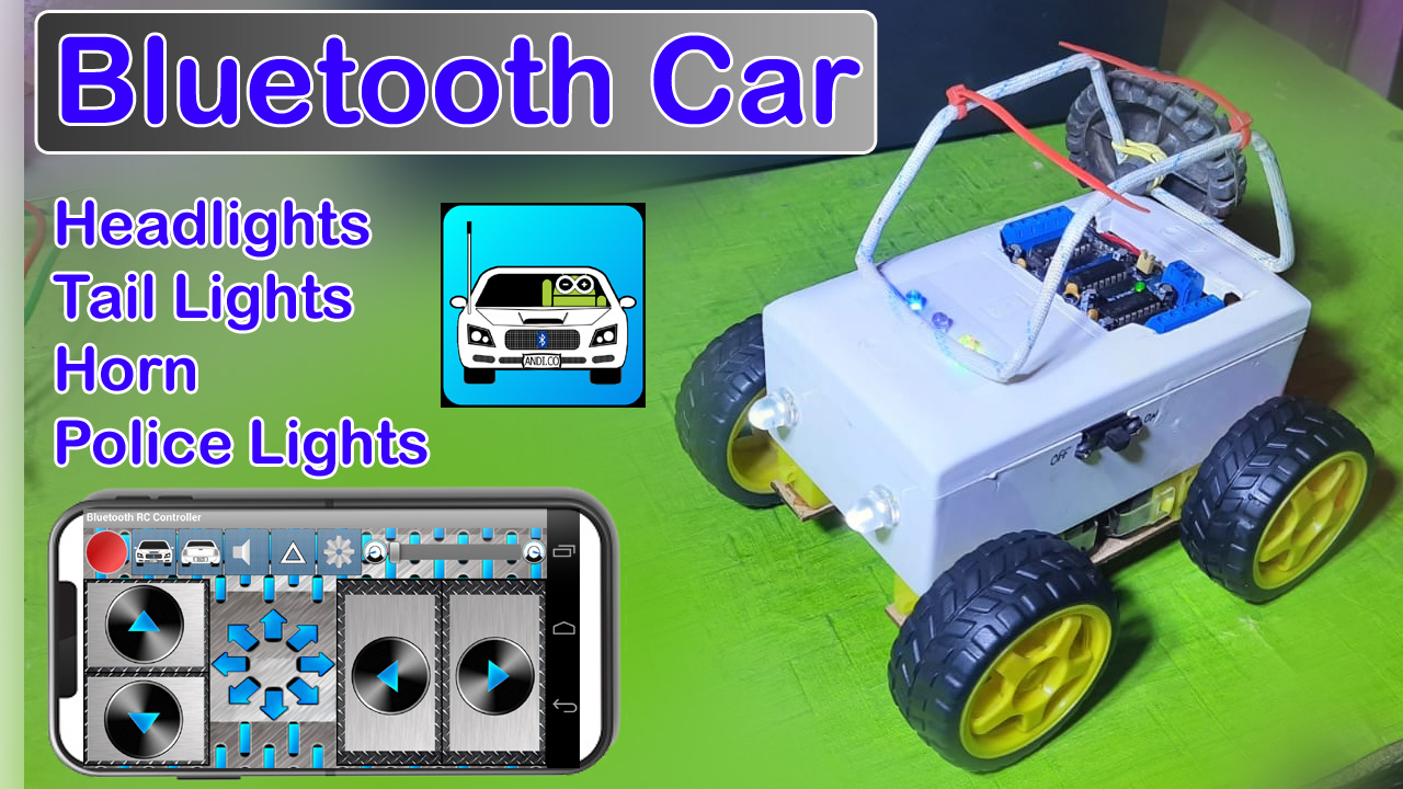 Arduino Tutorial by Manmohan Pal: Bluetooth Car with Horn and Lights ...