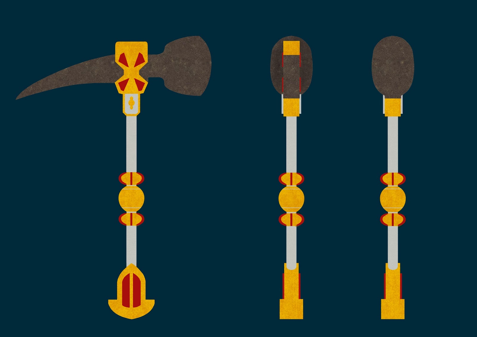 Concept Development for Games: CDDA - Prop turnaround board