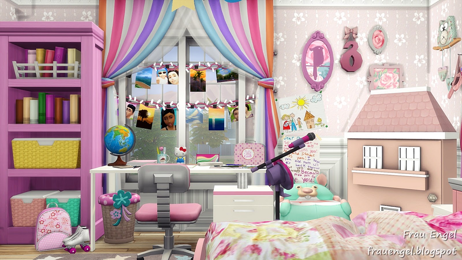 Frau Engel: Toy Story. Andy's House. Two versions.