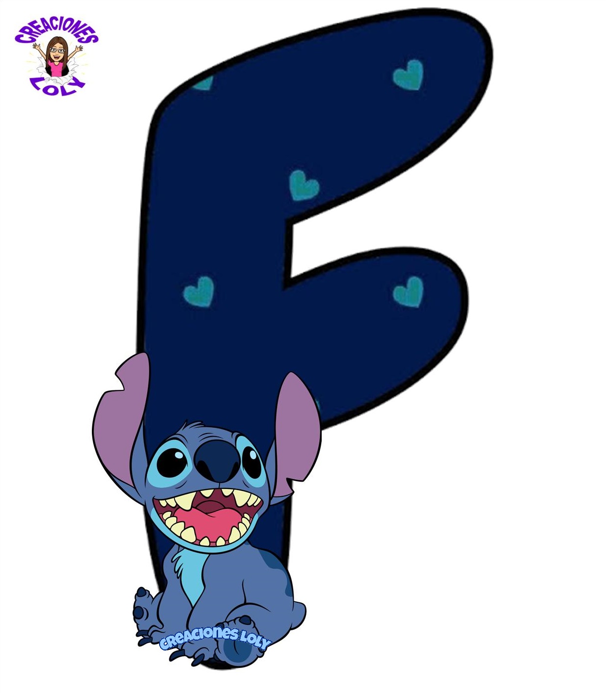 Creaciones Loly: Abecedario Stitch