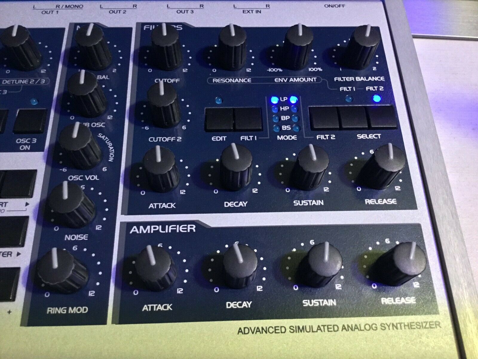 MATRIXSYNTH: ACCESS VIRUS INDIGO 2 Analog Modeling Synthesizer SN 10200028