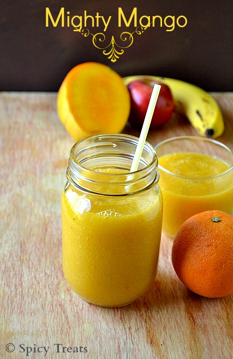Spicy Treats: Mighty Mango / Mixed Fruits Mango Juice
