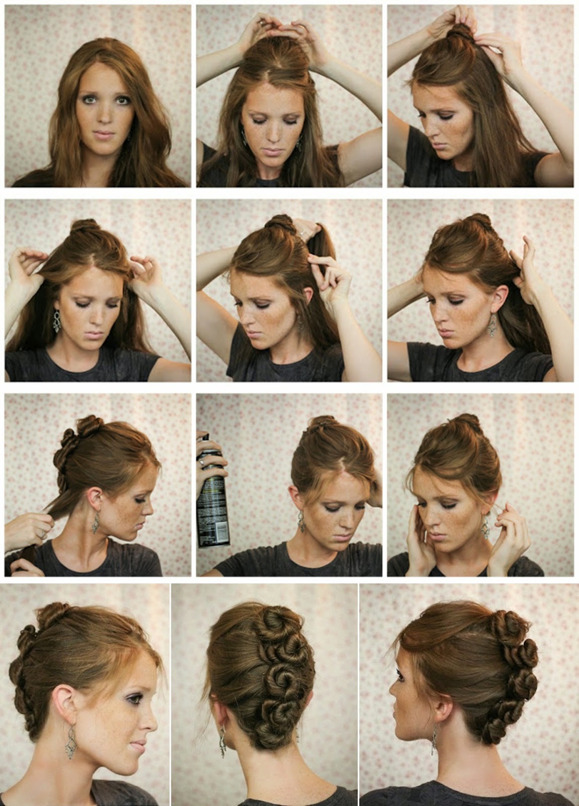 Polished Bun Hawk Hair Style Tutorial - Style Hunt World