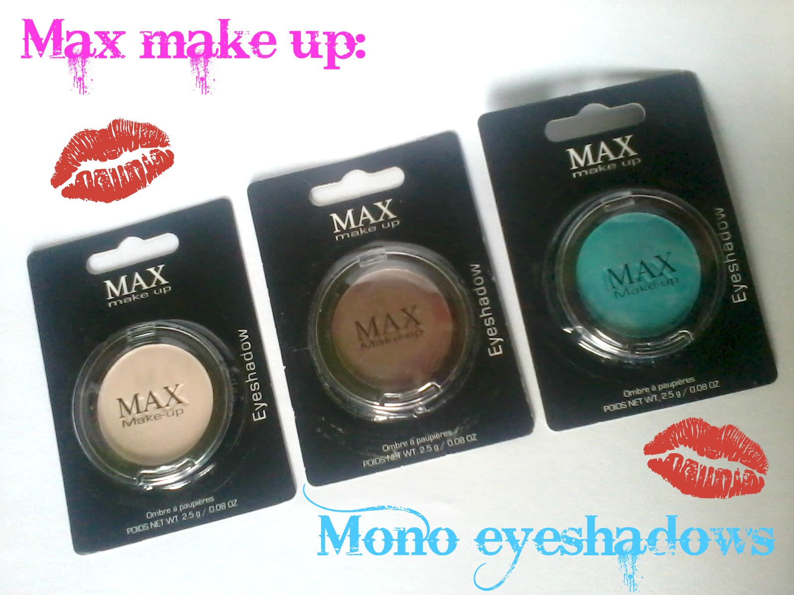 Just Janneke: Review: Max make up; mono eyeshadows