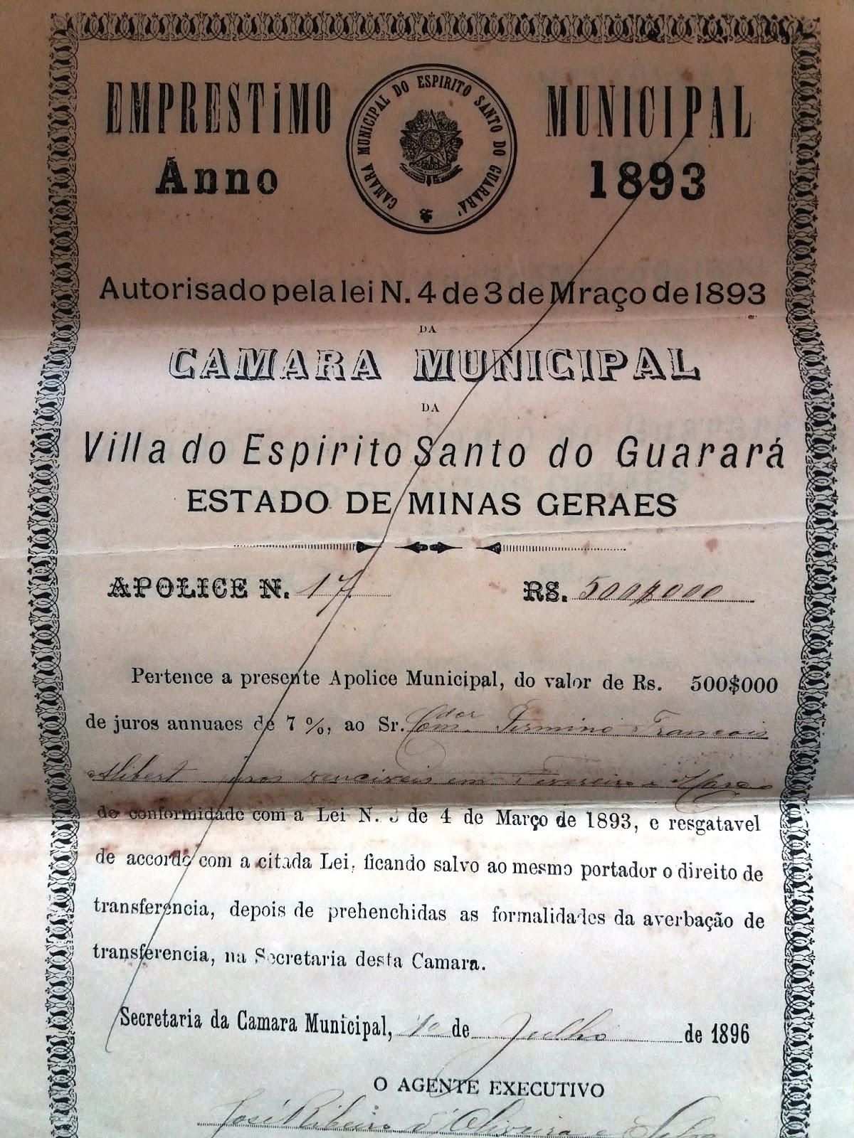 Família Dousseau: Arquivo de Documentos Antigos