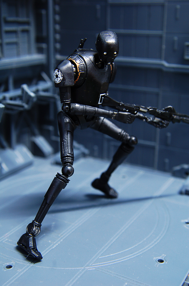 Plastic Heap: Creepy droid K2S0 ( modded 3.75" 5POA figure )