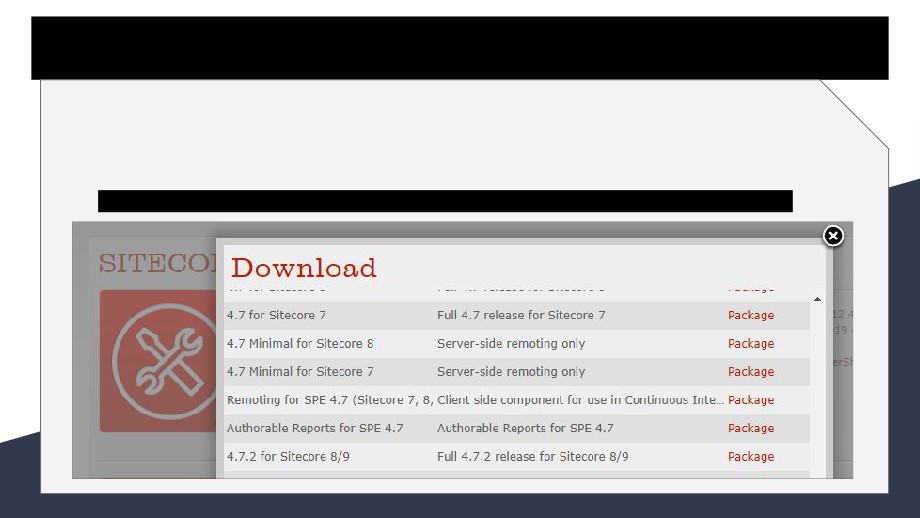 Sitecore Powershell Extension (SPE)