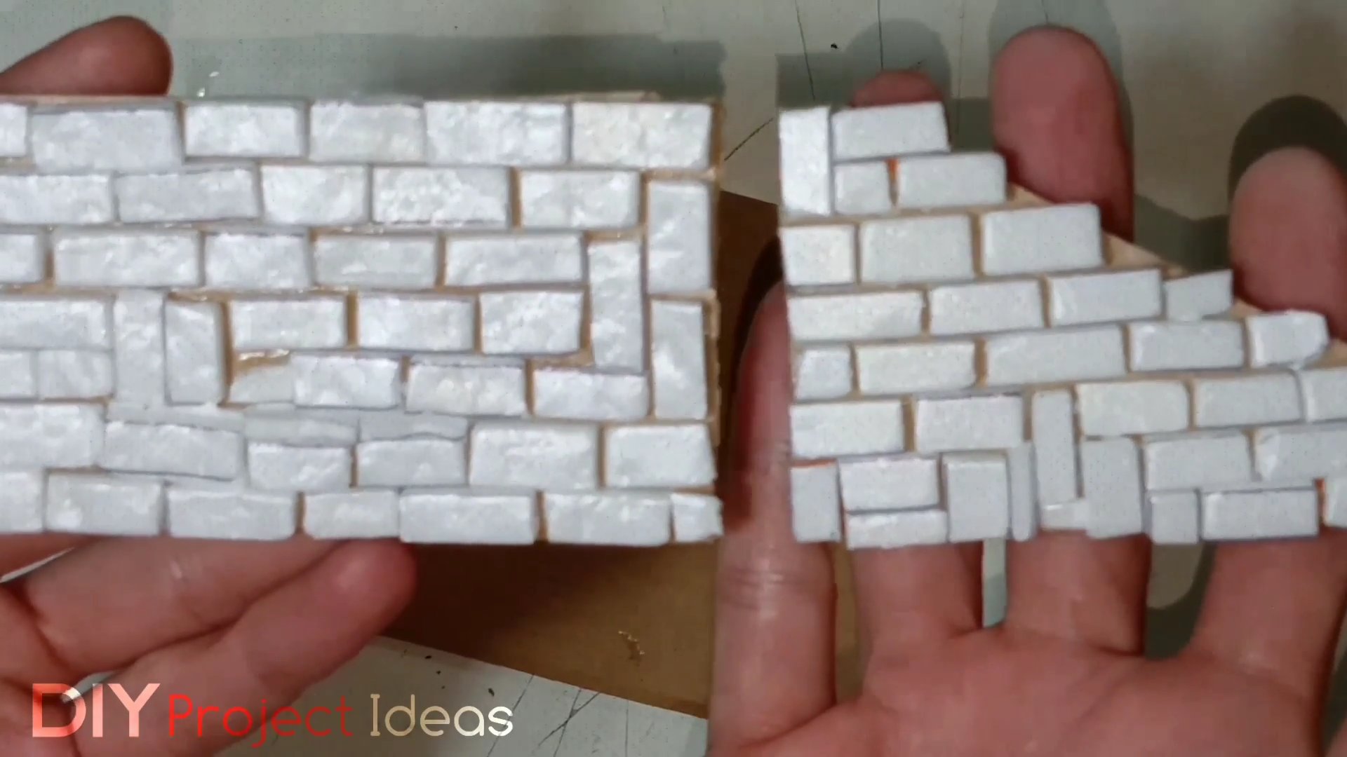 How To Make And Painting Miniature Stone Walls for your Diorama