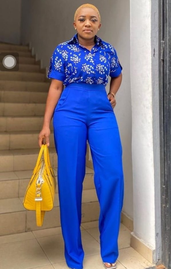 40 Latest Plain and Pattern Styles for Ladies in Nigeria to Try ...