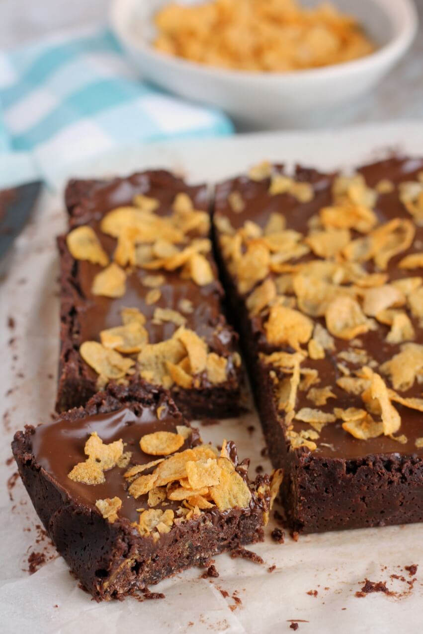 Chocolate Cornflake Slices - A Cornish Food Blog | Jam and Clotted Cream