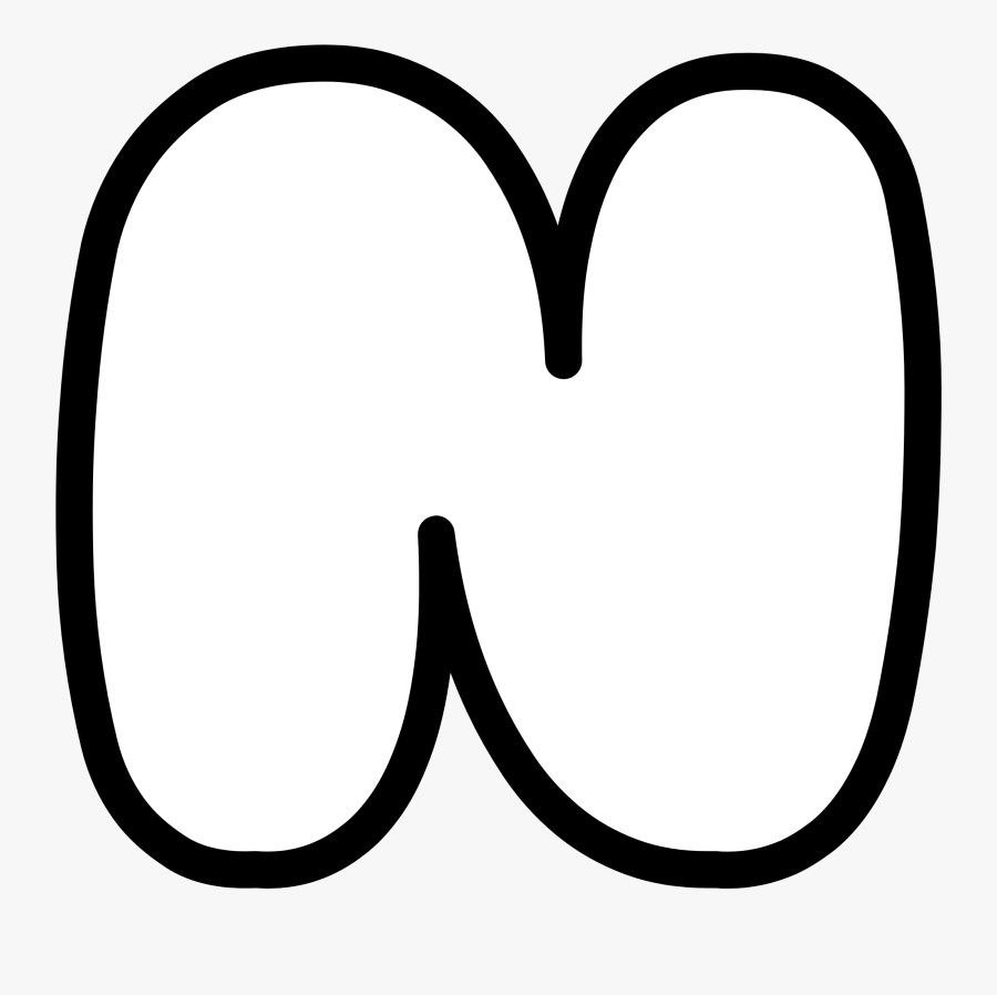 Bubble Letters Uppercase - Formal Letter