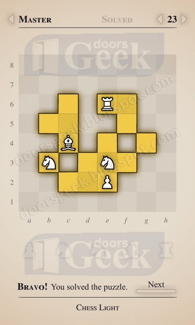 Chess Light [Master] Level 23 ~ Doors Geek