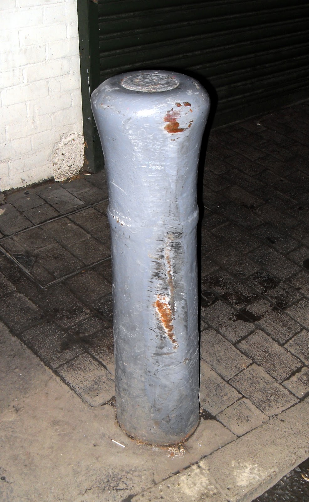 Cannon reused as bollards