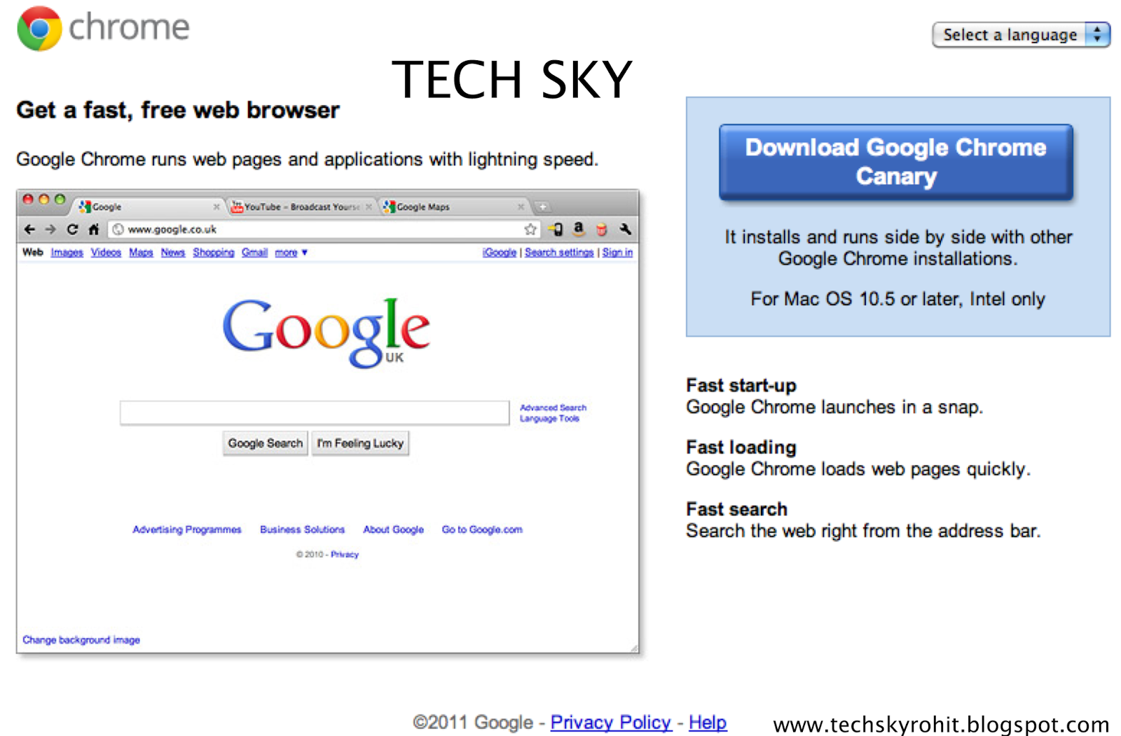 GOOGLE CHROME | TECH SKY