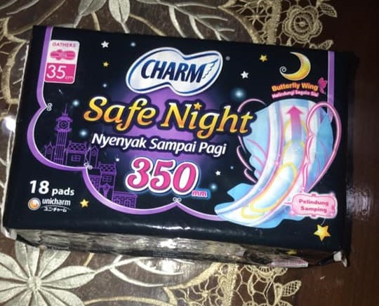 Manfaat Dari Menggunakan Pembalut Charm Malam