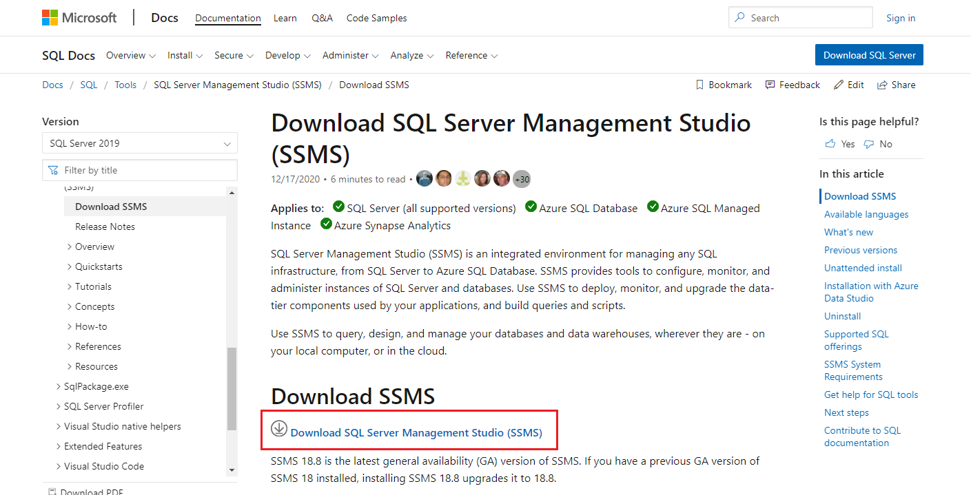 1. ติดตั้ง Microsoft SQL Server Express 2019