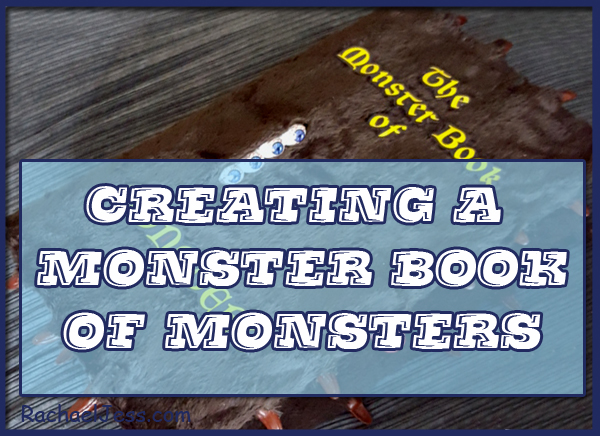 Craft: How to make a Monster Book of Monsters - Lifestyle & DIY blogger ...