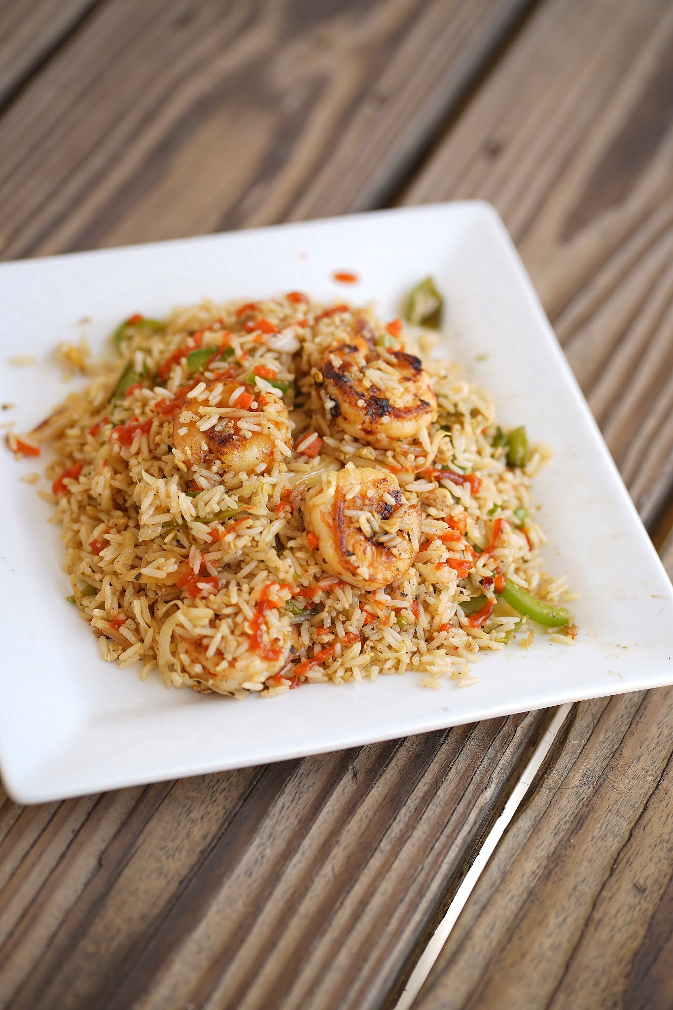 Jeevi Kitchen: Garlic Shrimp Fried Rice