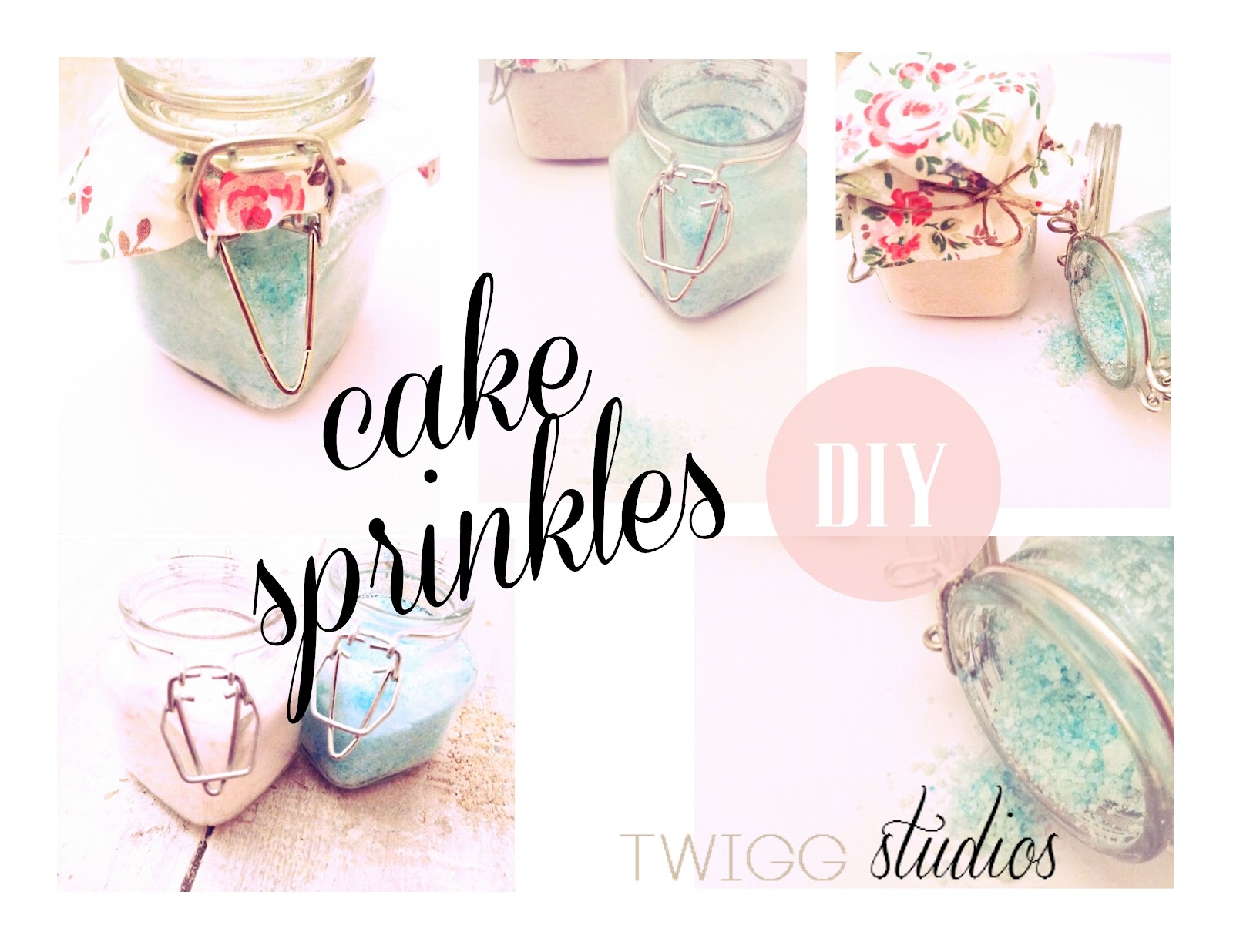 diy cake spinkles