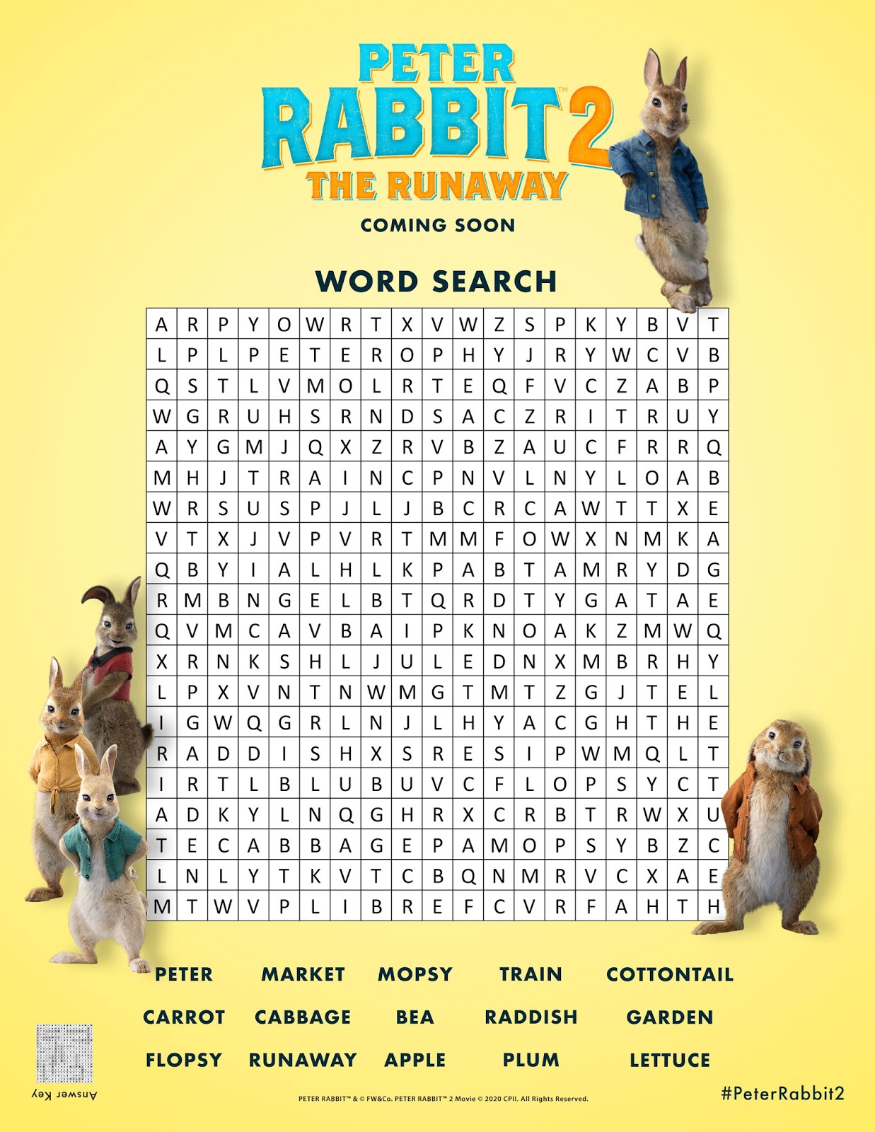 Peter Rabbit 2 Easter Activity Sheets and Recipe