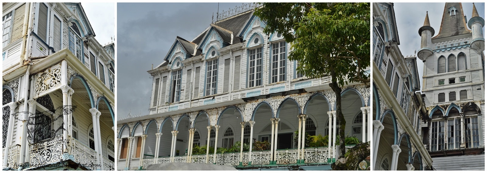 FURGONETA AZUL: GEORGETOWN, CAPITAL DE GUYANA.