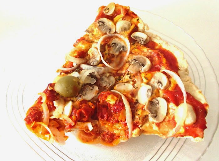 VEGANETE: Pizza gostosa feita em casa!