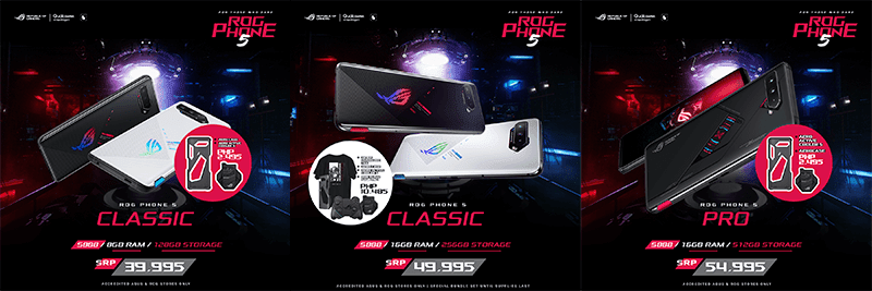ASUS ROG Phone 5, 5 Pro, and 5 Ultimate now official in PH, starts at ...
