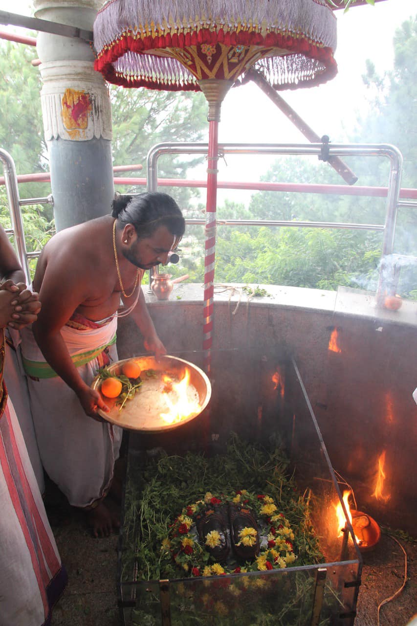 Srivari Padalu at Tirumala