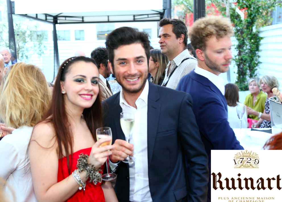 White Summer Champagne Ruinart Cocktail