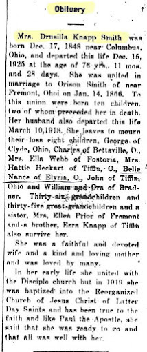 Flipside: The Family of Orison Smith and Drusilla Knapp Smith of ...