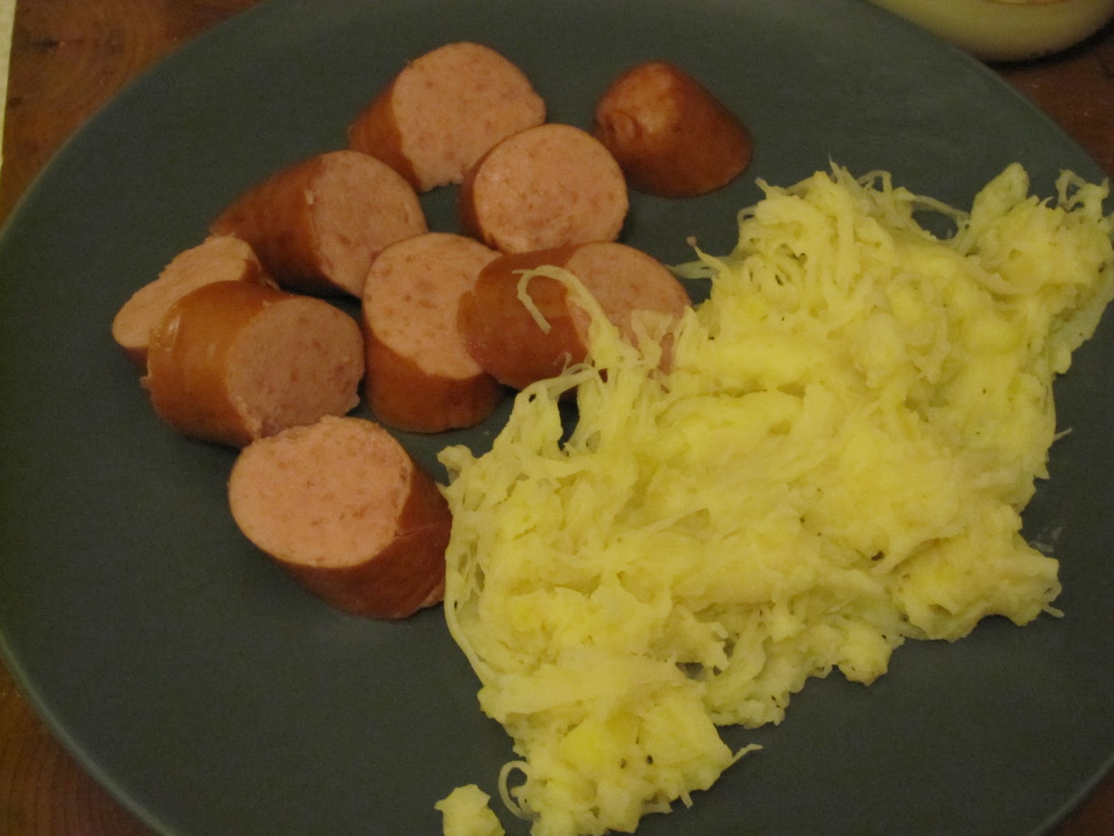 Lin's mat: Rookworst met Stamppot