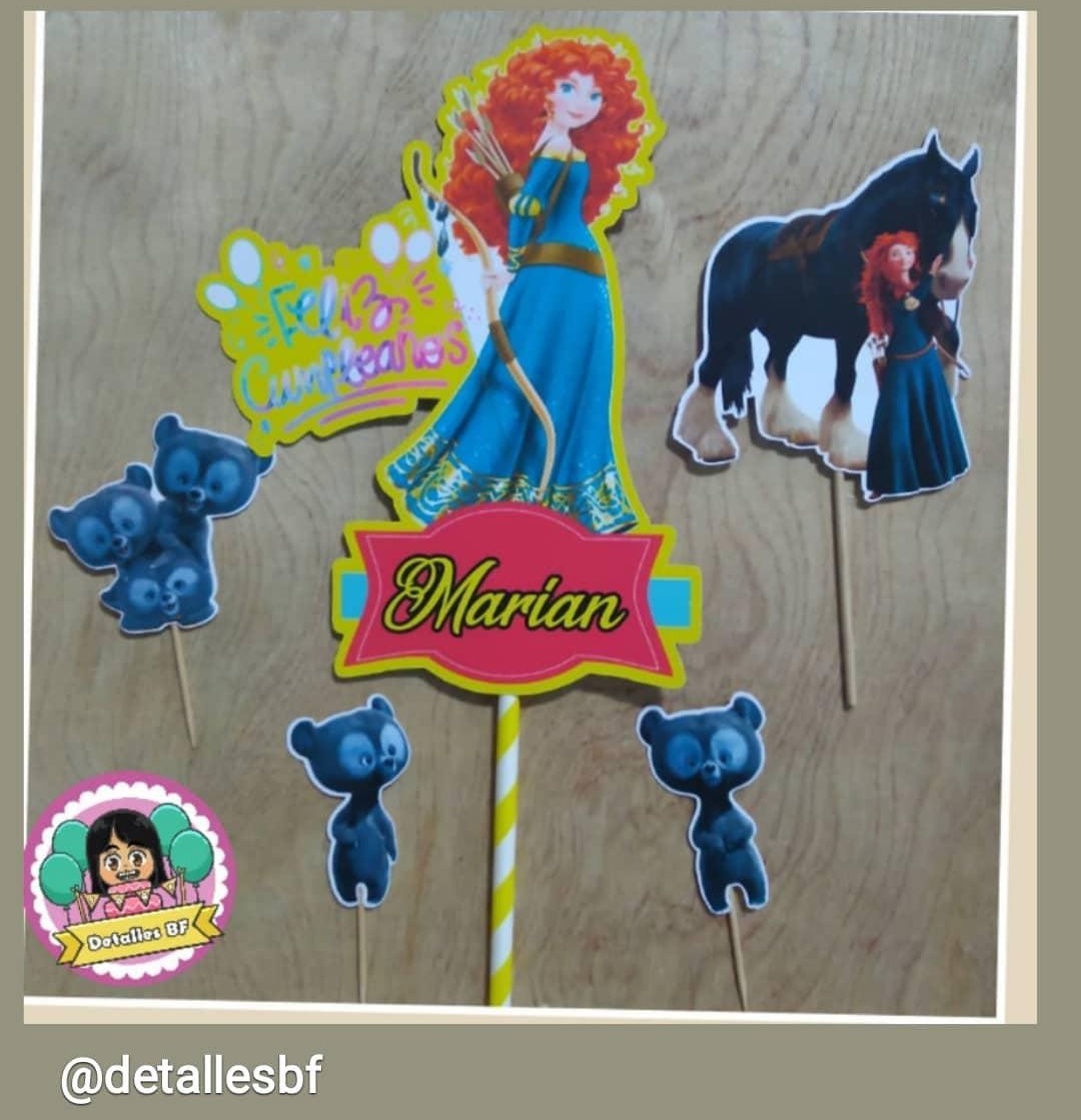 Topper Valiente Marian - Mis Toppers Tus Toppers