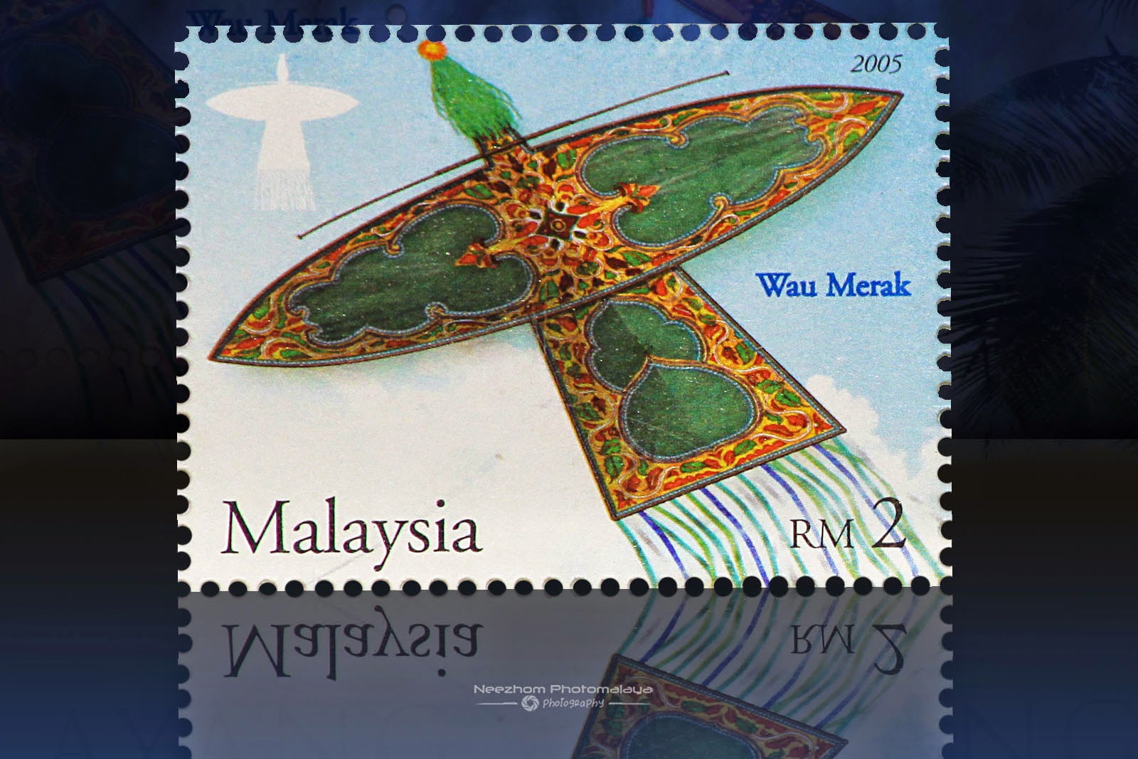 Malaysia Traditional Kites - Miniature Sheet ~ Neezhom