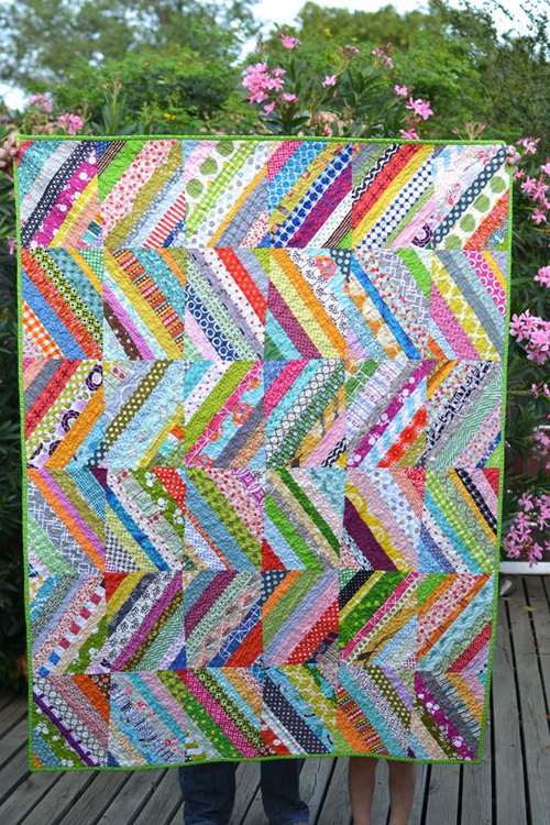 Beautiful Skills - Crochet Knitting Quilting : String Quilt Block Tutorial