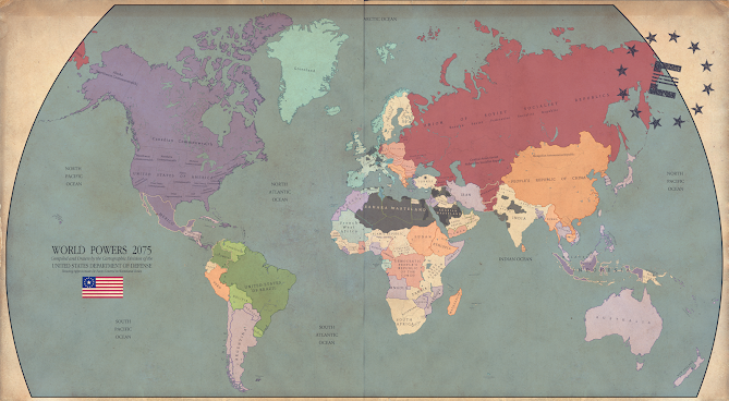 Seduced by the New...: Fallout Video Game World Map