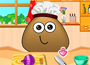 Pou Cooking Lesson | juegos de Pou - jugar online - descargar - cartoon