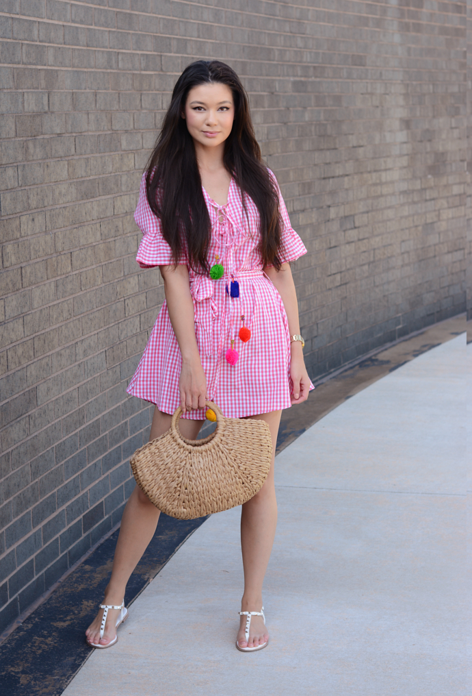 Primark Straw Bag With Pom Poms | semashow.com