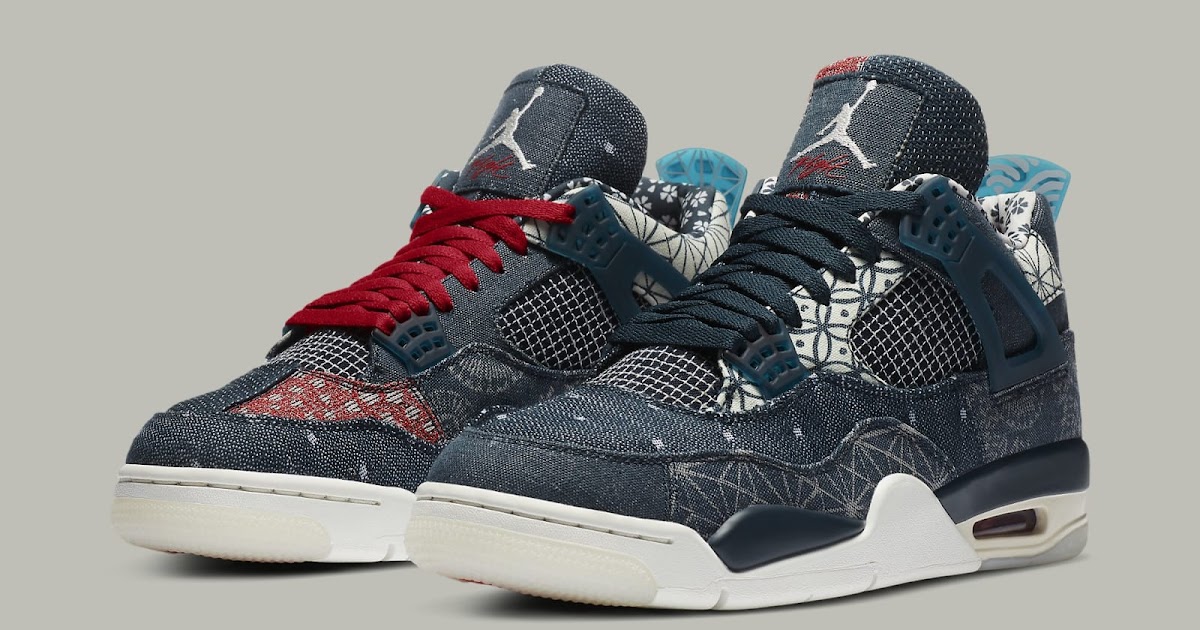Detailed Look at the 'Sashiko' Air Jordan 4 Retro Releasing outside of ...