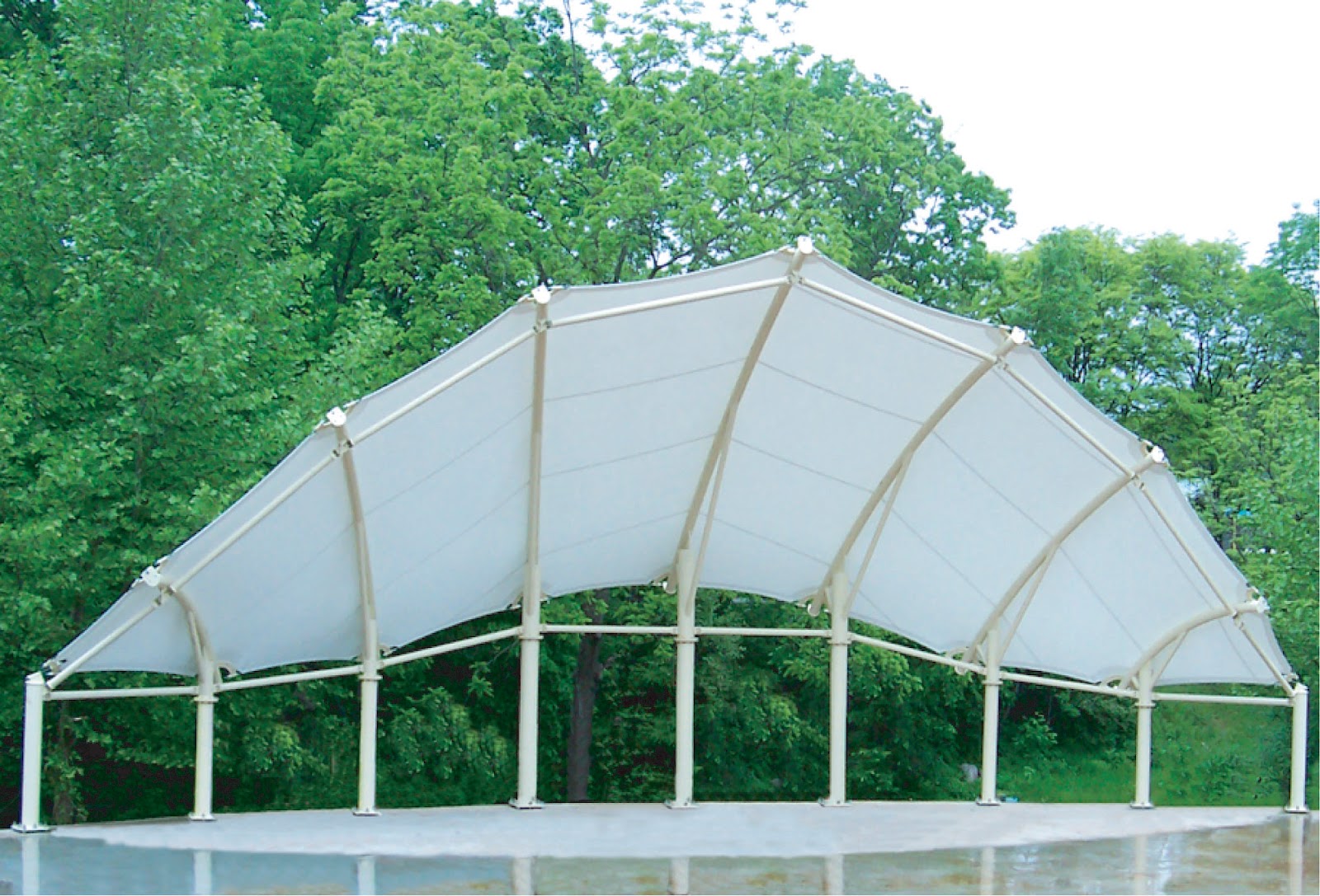PVC - HDPE Shade Structure