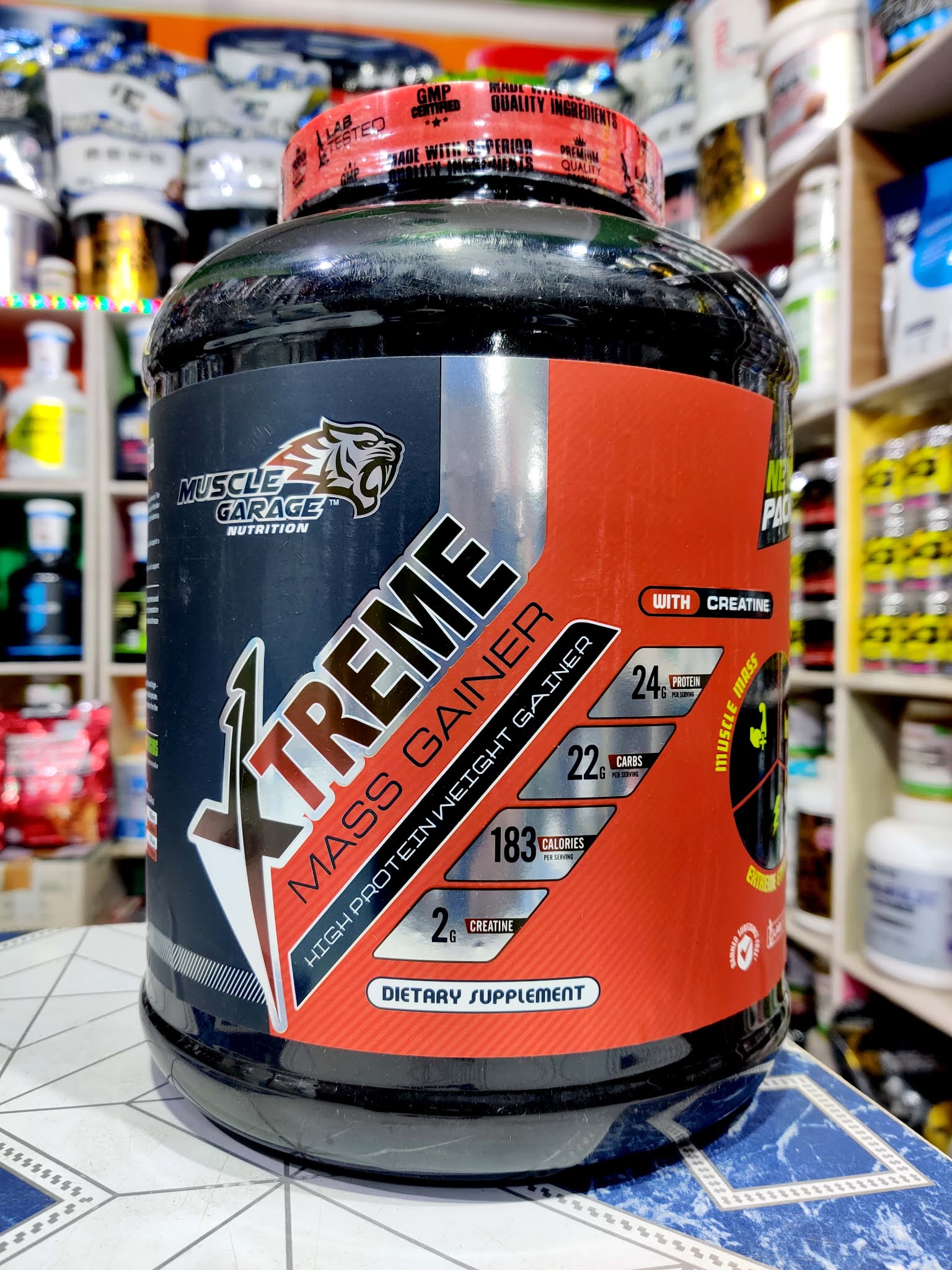 Muscle Garage Xtreme Mass Gainer, 2.7 Kg - NCRFS