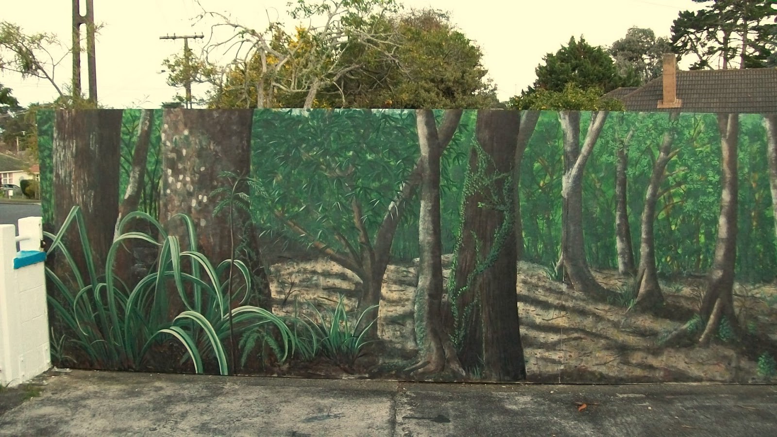 Johnny Mulvay: Forest Mural