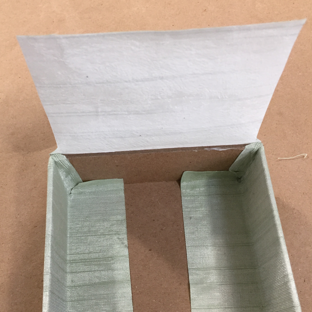 Covering a Two-Piece Box with Single Sheets