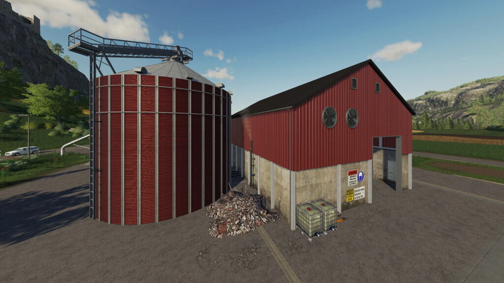 FS19 Grain Storage Facility v1.0 - FS 19 & 22 USA Mods Collection